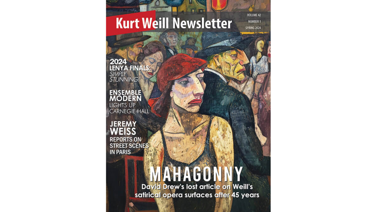 The Kurt Weill Foundation for Music